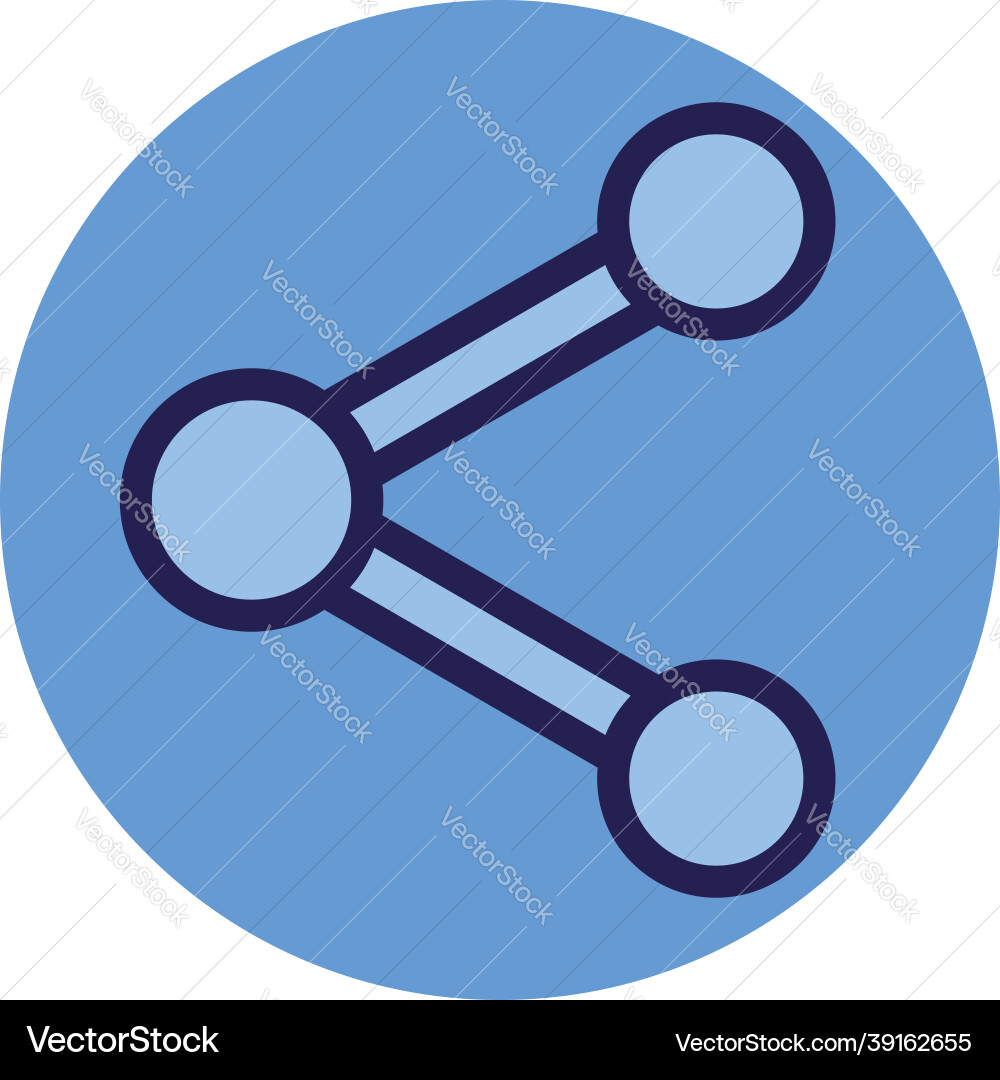 Share file on a white background Royalty Free Vector Image