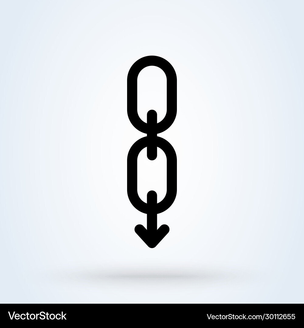 Sling here and cargo signs simple modern icon Vector Image