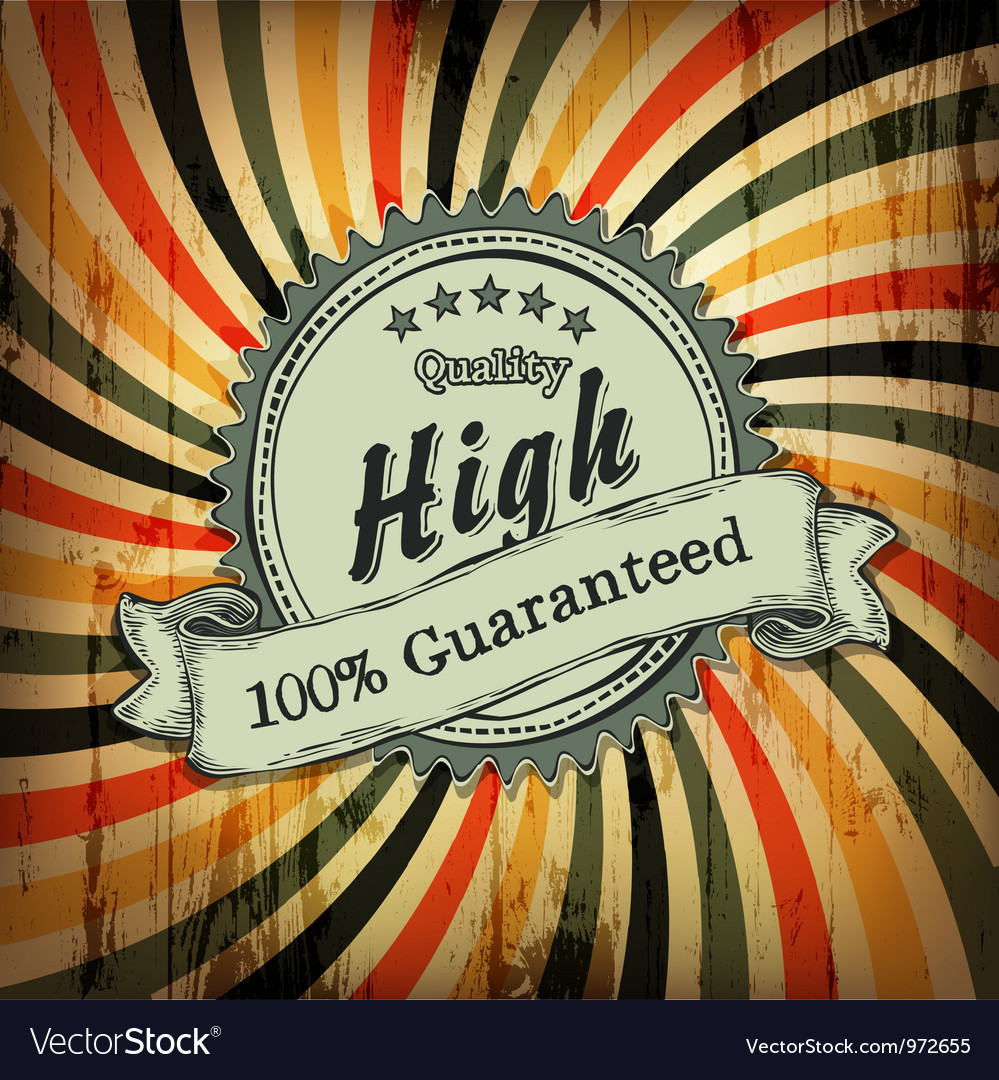 Vintage label retro rays Royalty Free Vector Image Vintage label retro rays Royalty Free Vector Image
