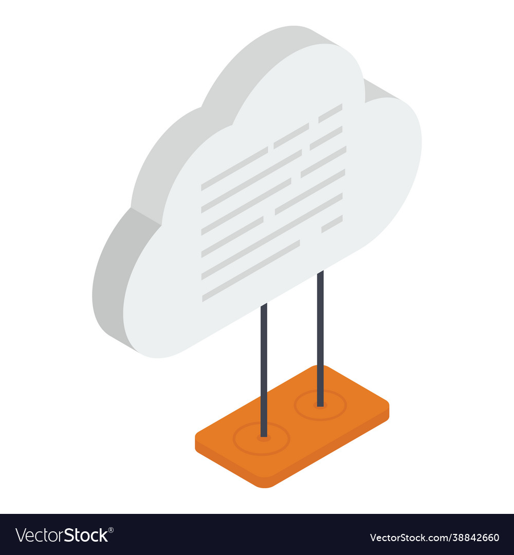 Cloud network Royalty Free Vector Image - VectorStock