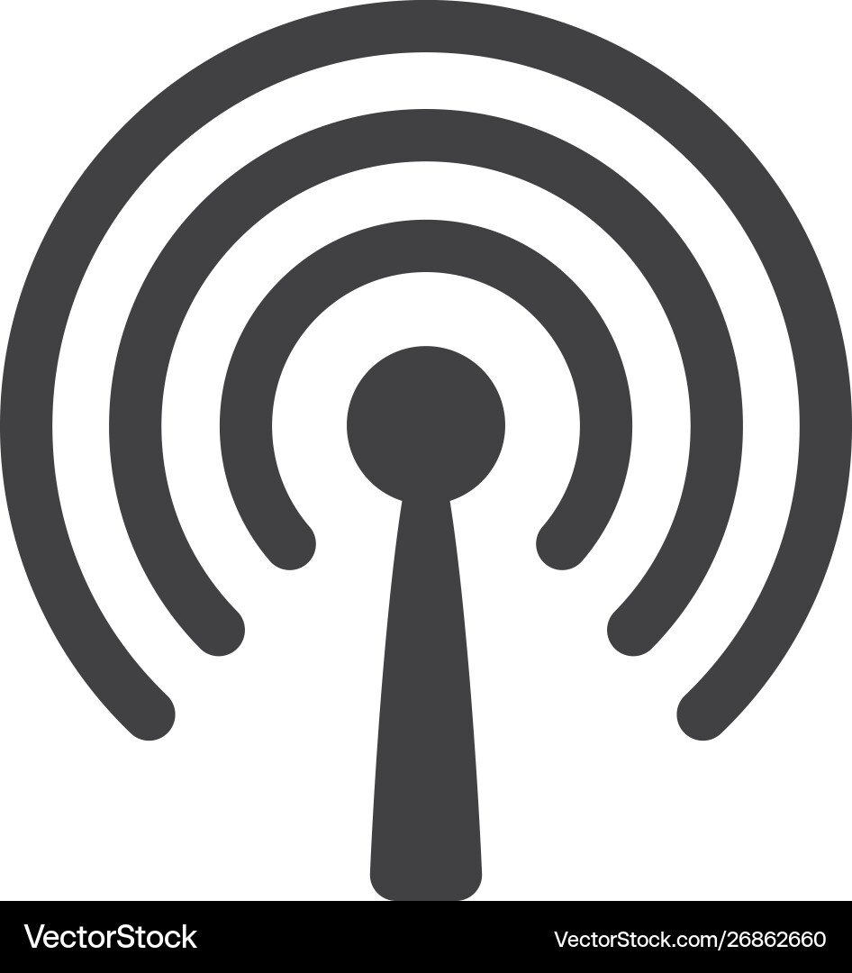 Signal wi-fi design Royalty Free Vector Image - VectorStock