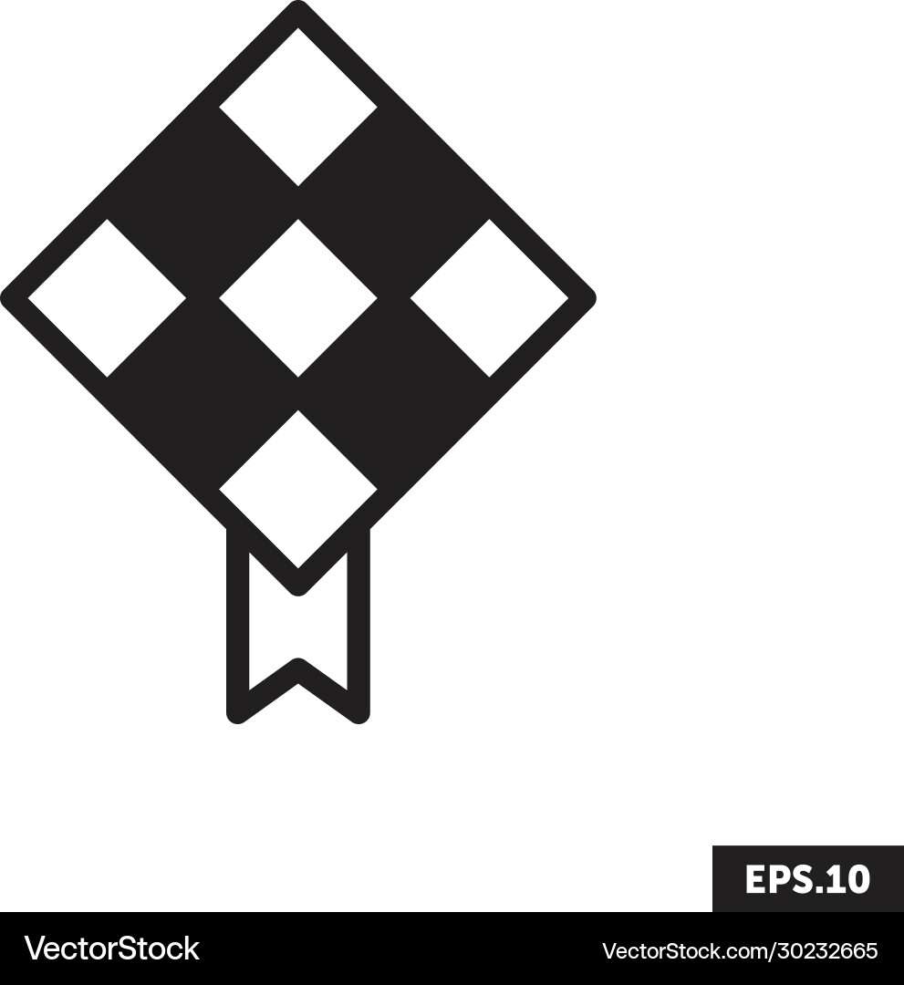 Diamond icon the signsymbol Royalty Free Vector Image