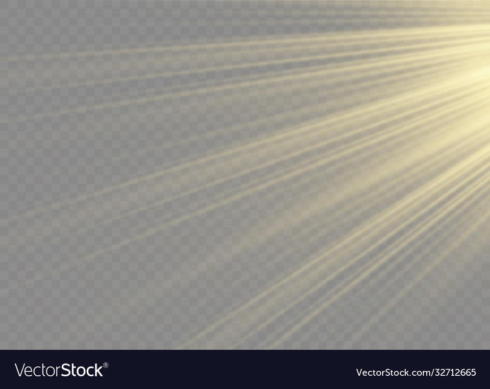 Flash effect sunlight Royalty Free Vector Image