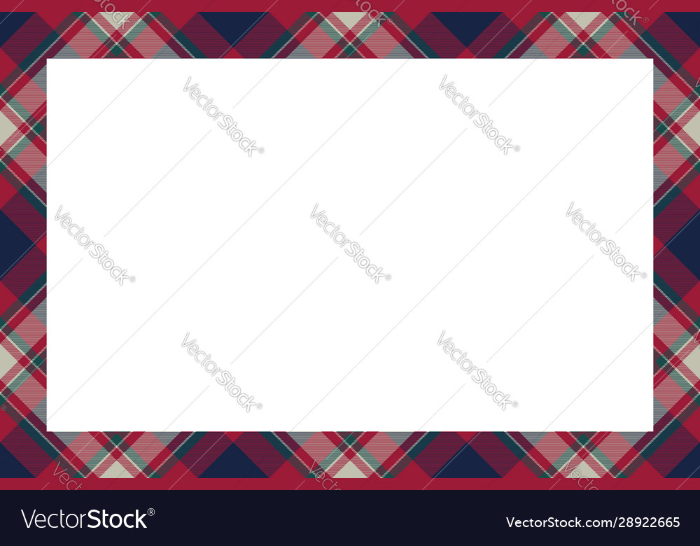 Rectangle borders and frames border pattern Vector Image