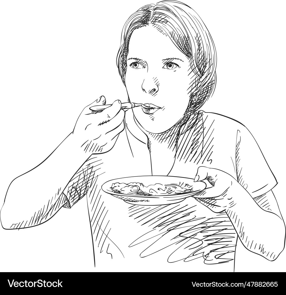 Woman Royalty Free Vector Image Vectorstock