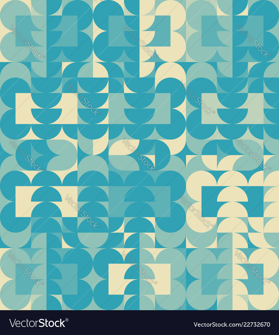 Abstract blue geometric design pattern Royalty Free Vector