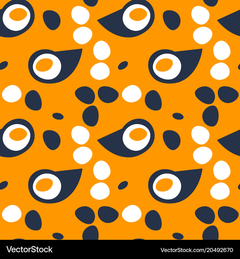 Bird symmetry seamless pattern Royalty Free Vector Image