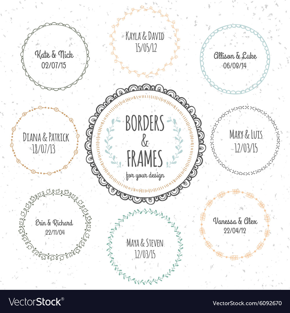 Borders and frames Royalty Free Vector Image - VectorStock
