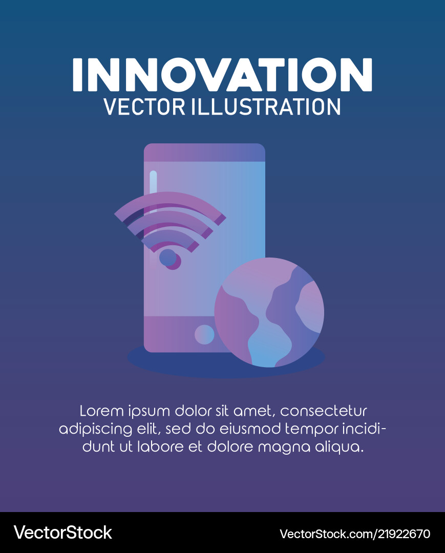 Innovation technology image Royalty Free Vector Image