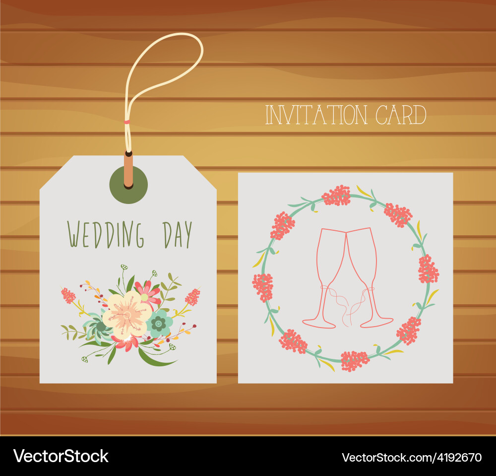 Love design for your wedding day Royalty Free Vector Image