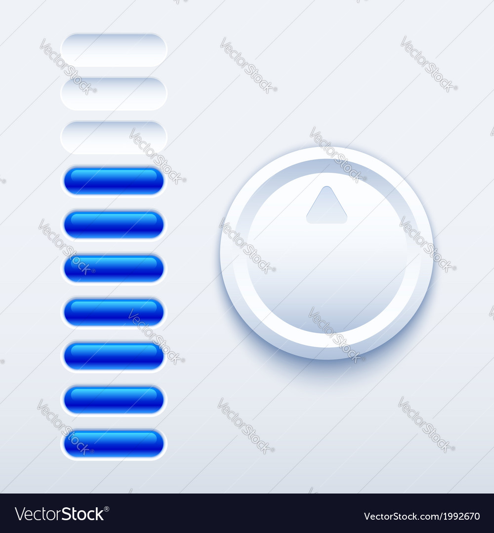 Volume control Royalty Free Vector Image - VectorStock