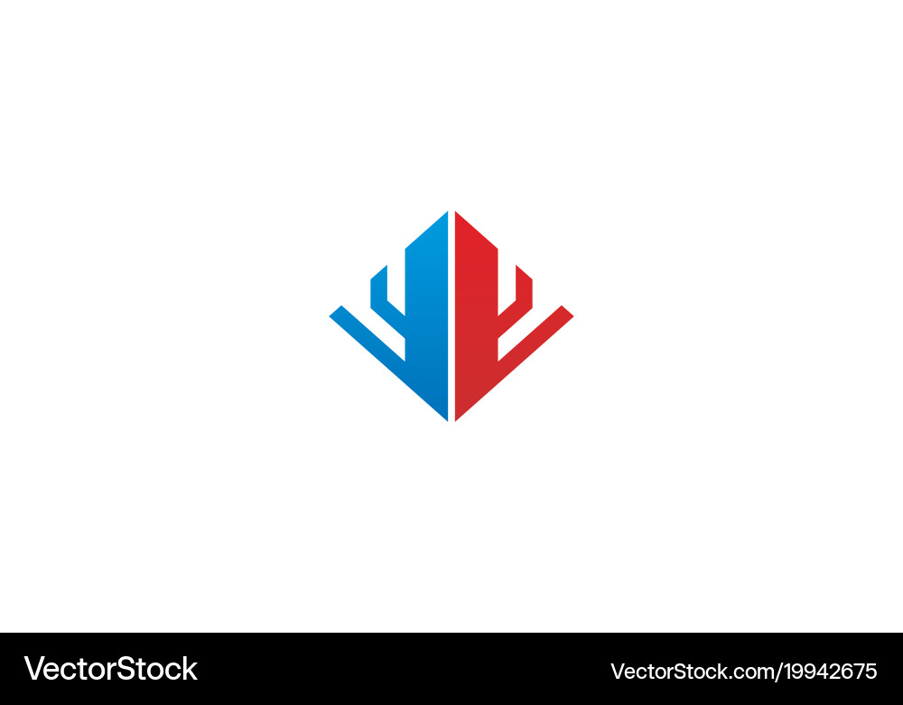 Abstract shape business company logo Royalty Free Vector