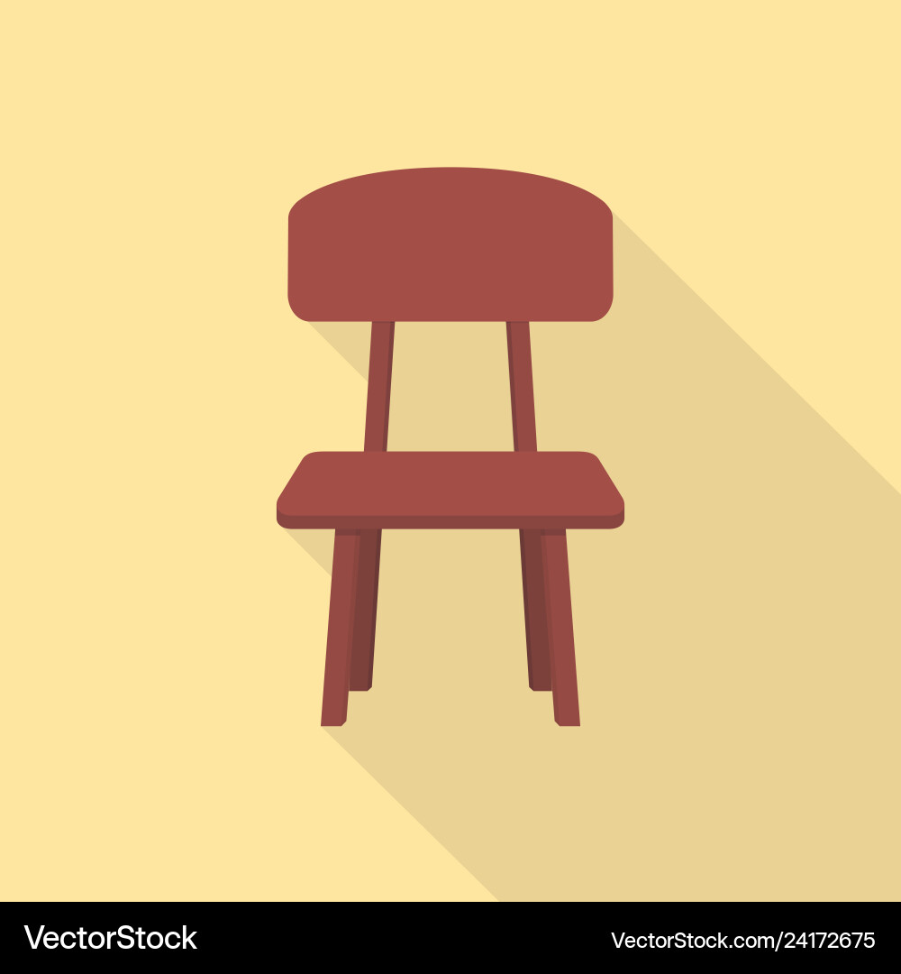 Chair icon set great flat icons use Royalty Free Vector