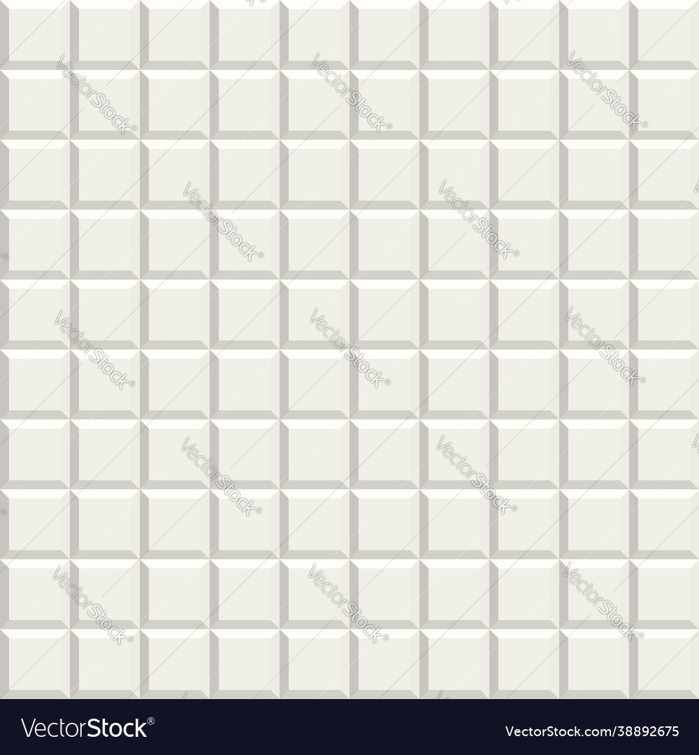 Geometric seamless pattern with 3d elements Vector Image