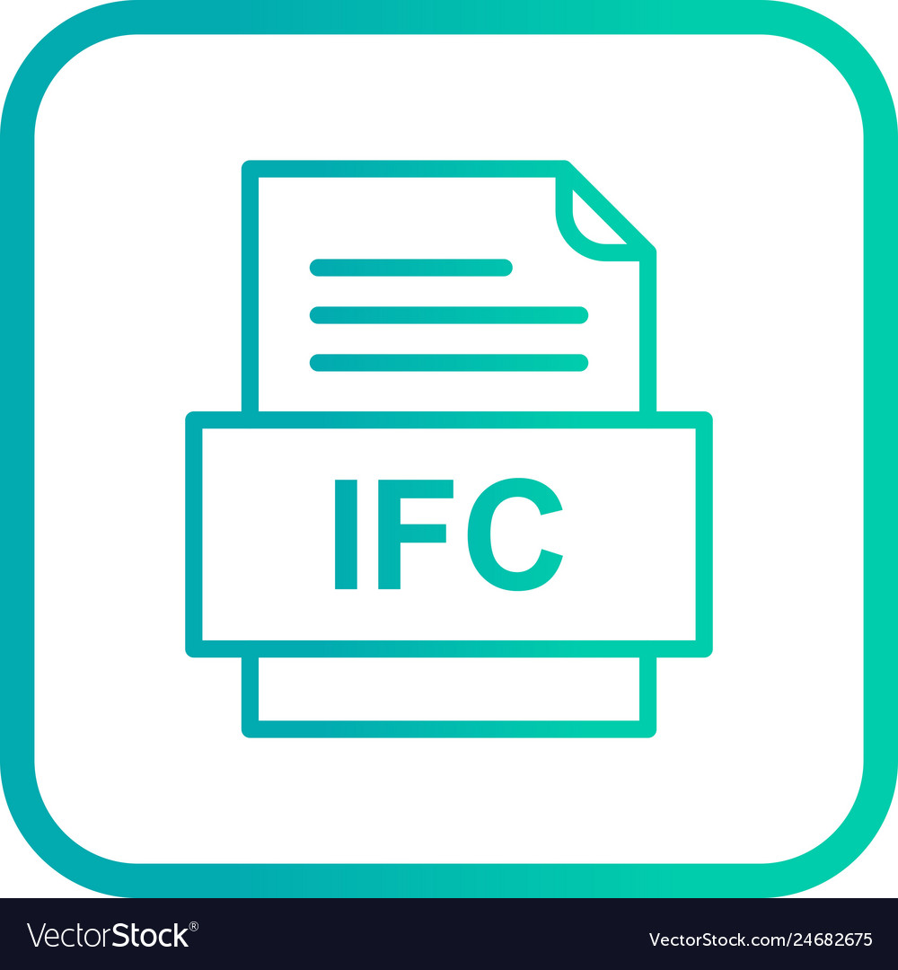 Ifc file document icon Royalty Free Vector Image Ifc file document icon Royalty Free Vector Image
