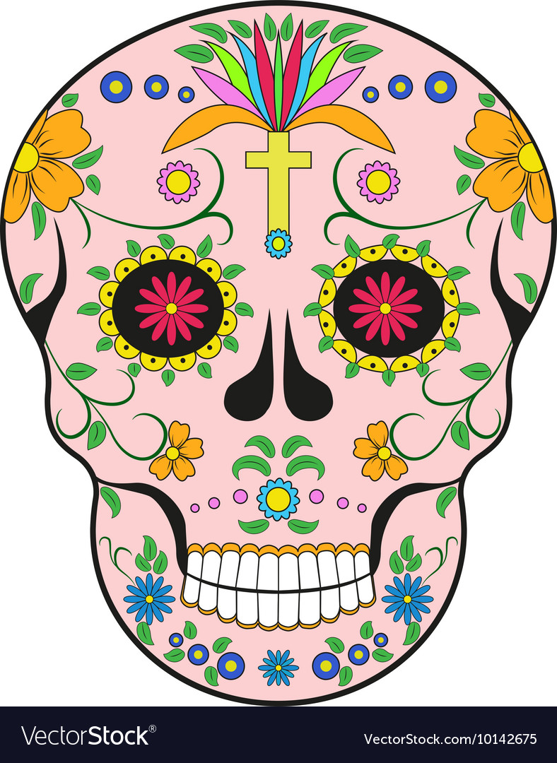 Scull Royalty Free Vector Image - VectorStock