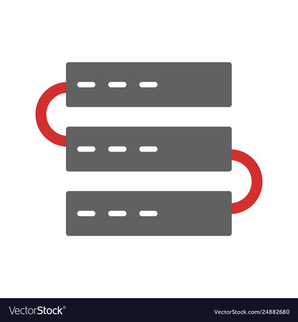 Servers icon design Royalty Free Vector Image - VectorStock