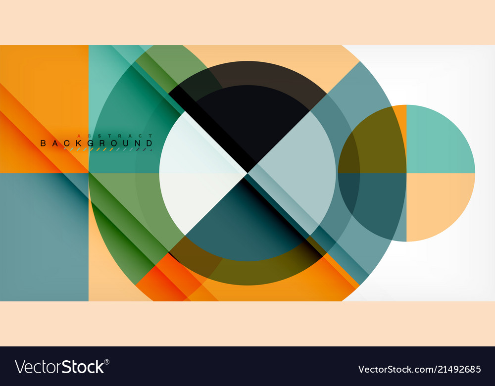 Circle abstract background Royalty Free Vector Image