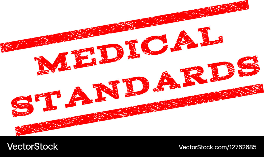 Medical standards watermark stamp Royalty Free Vector Image