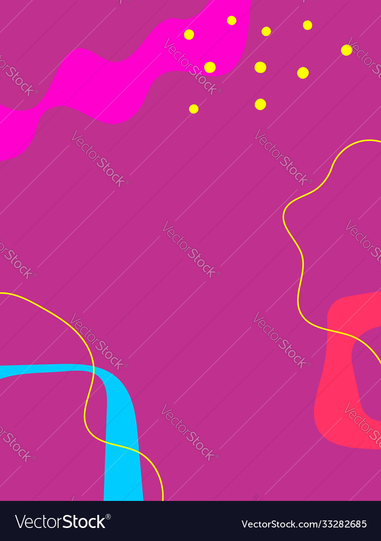 Vertical bright template rectangular background Vector Image