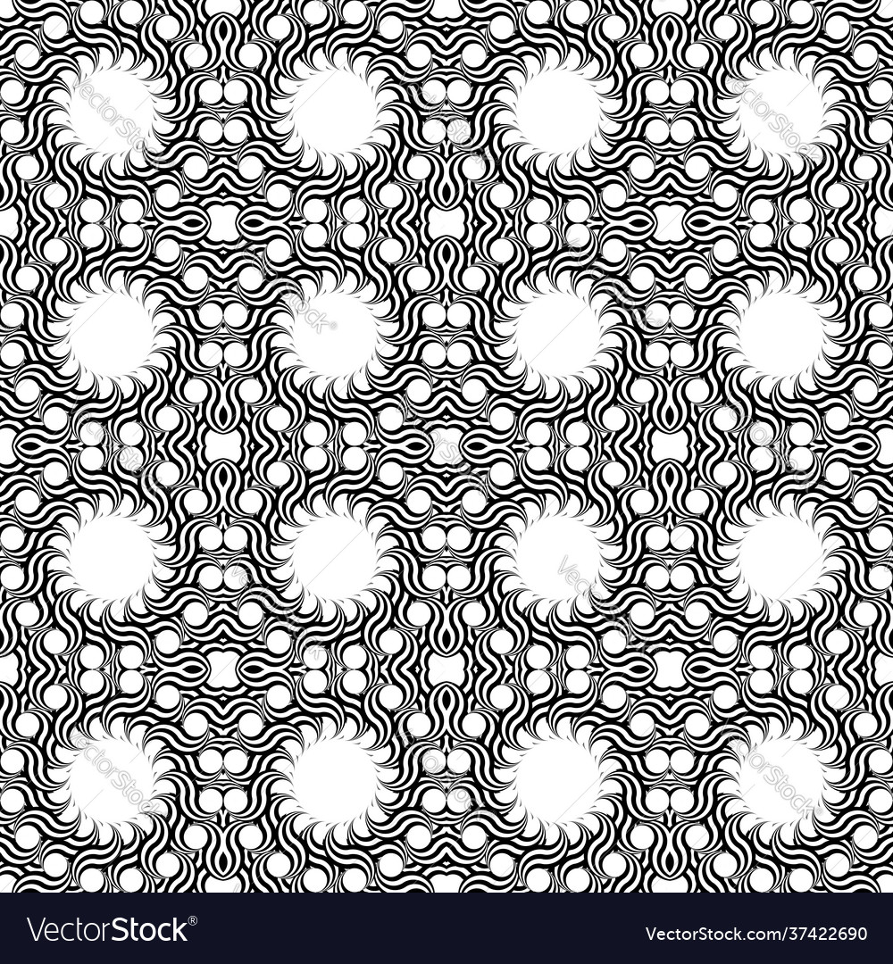 Design seamless monochrome grating pattern Vector Image Design seamless monochrome grating pattern Vector Image