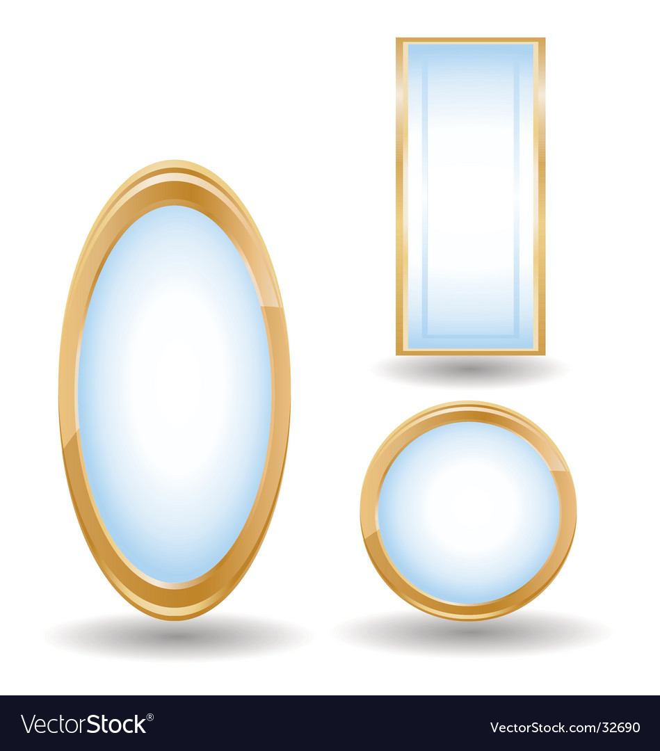 Mirrors Royalty Free Vector Image - VectorStock