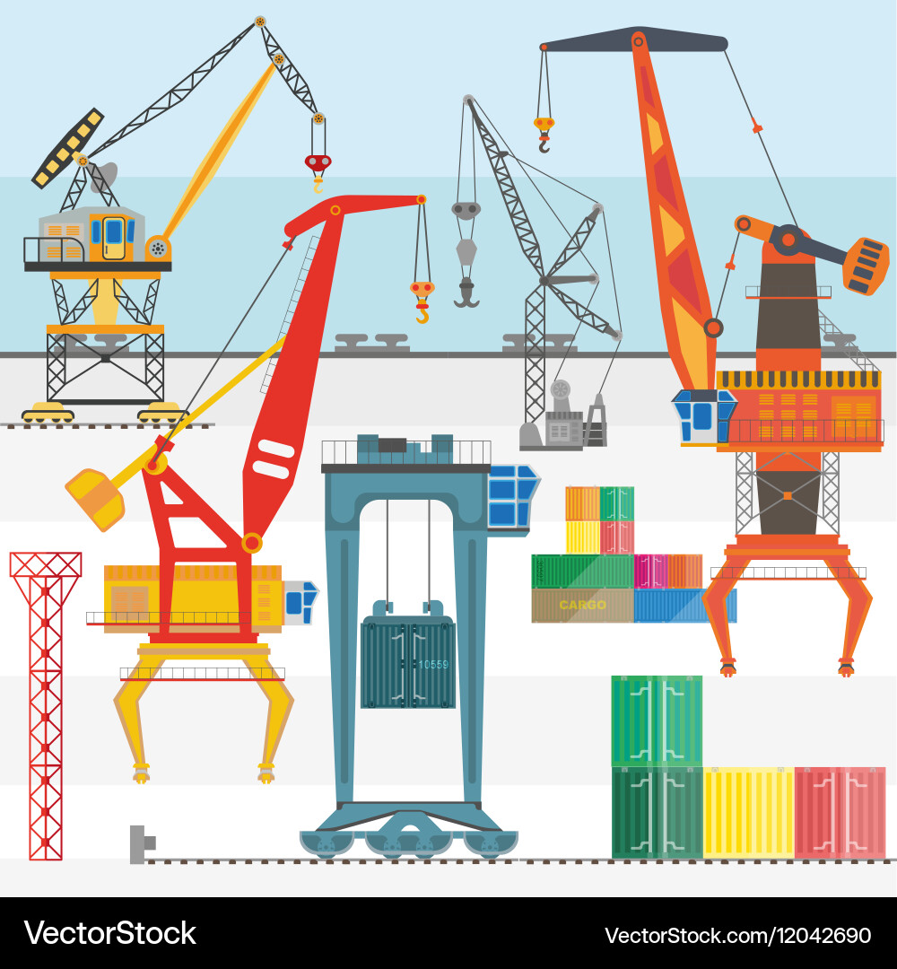 Sea transportation and logistic infographics Vector Image