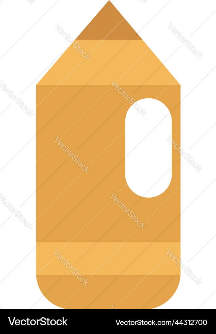 Kindergarten pencil on a white background Vector Image