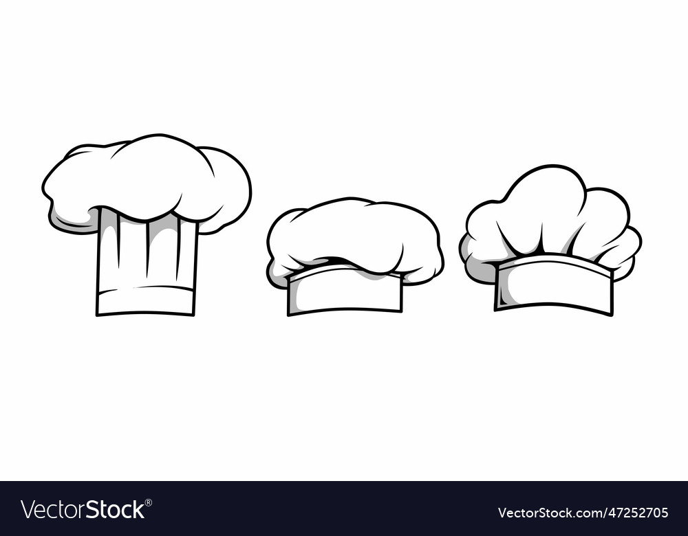Chef hat Royalty Free Vector Image - VectorStock