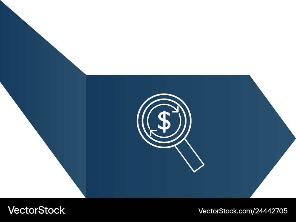 Magnifying glass cartoon Royalty Free Vector Image