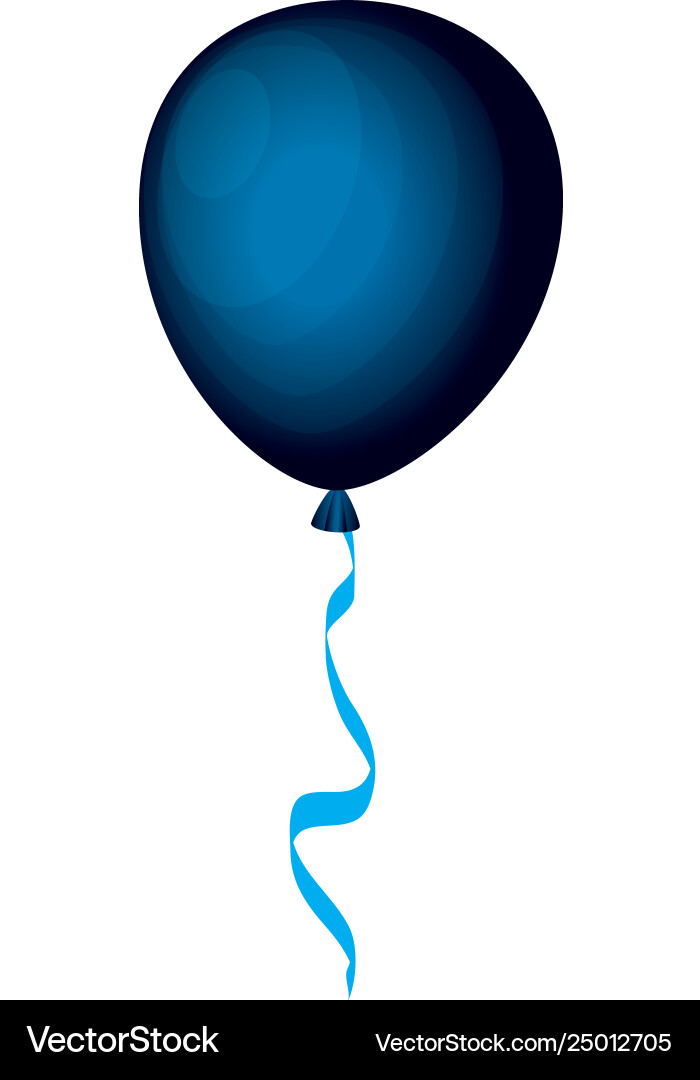 Party balloon air decoration Royalty Free Vector Image
