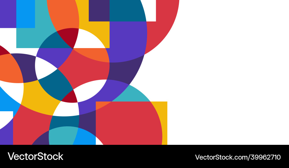 Abstract 3d background with modern and colorful Vector Image