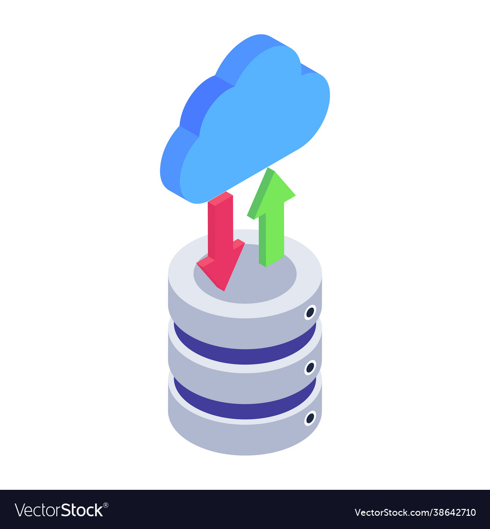 Data transferring Royalty Free Vector Image - VectorStock