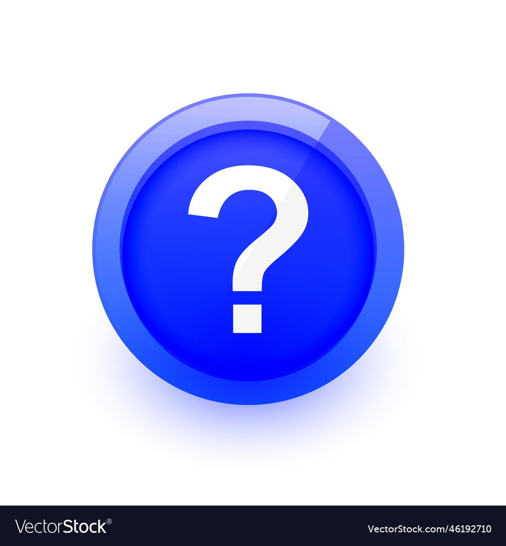 Faqs question mark sign for problem solving Vector Image