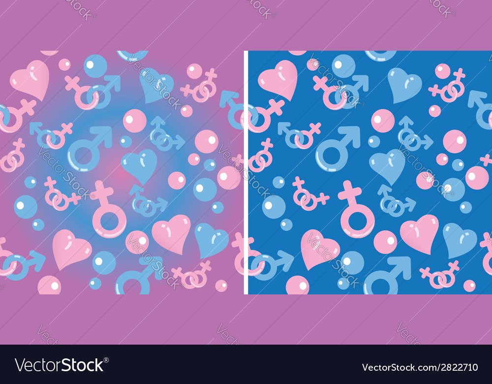 Love gradient pattern Royalty Free Vector Image