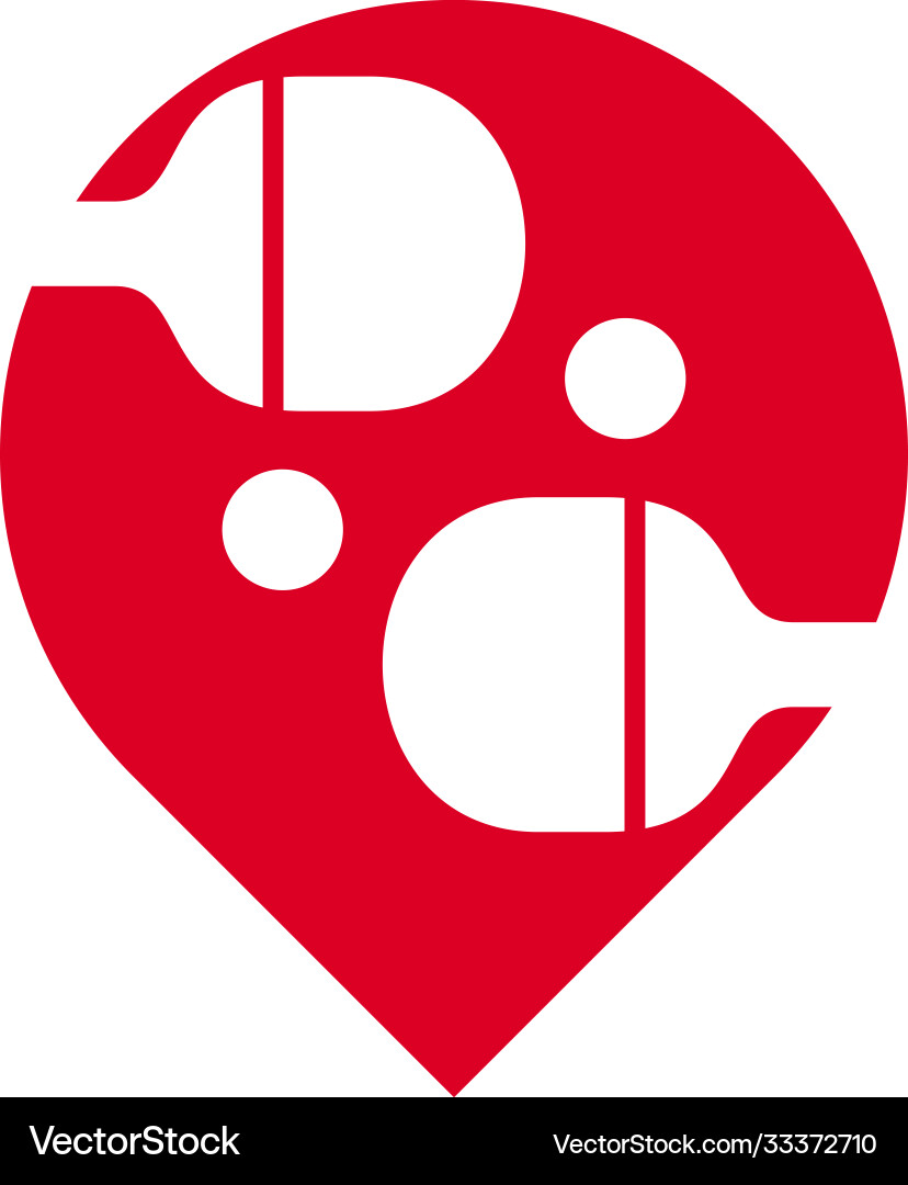 Table tennis with point logo design concepts Vector Image