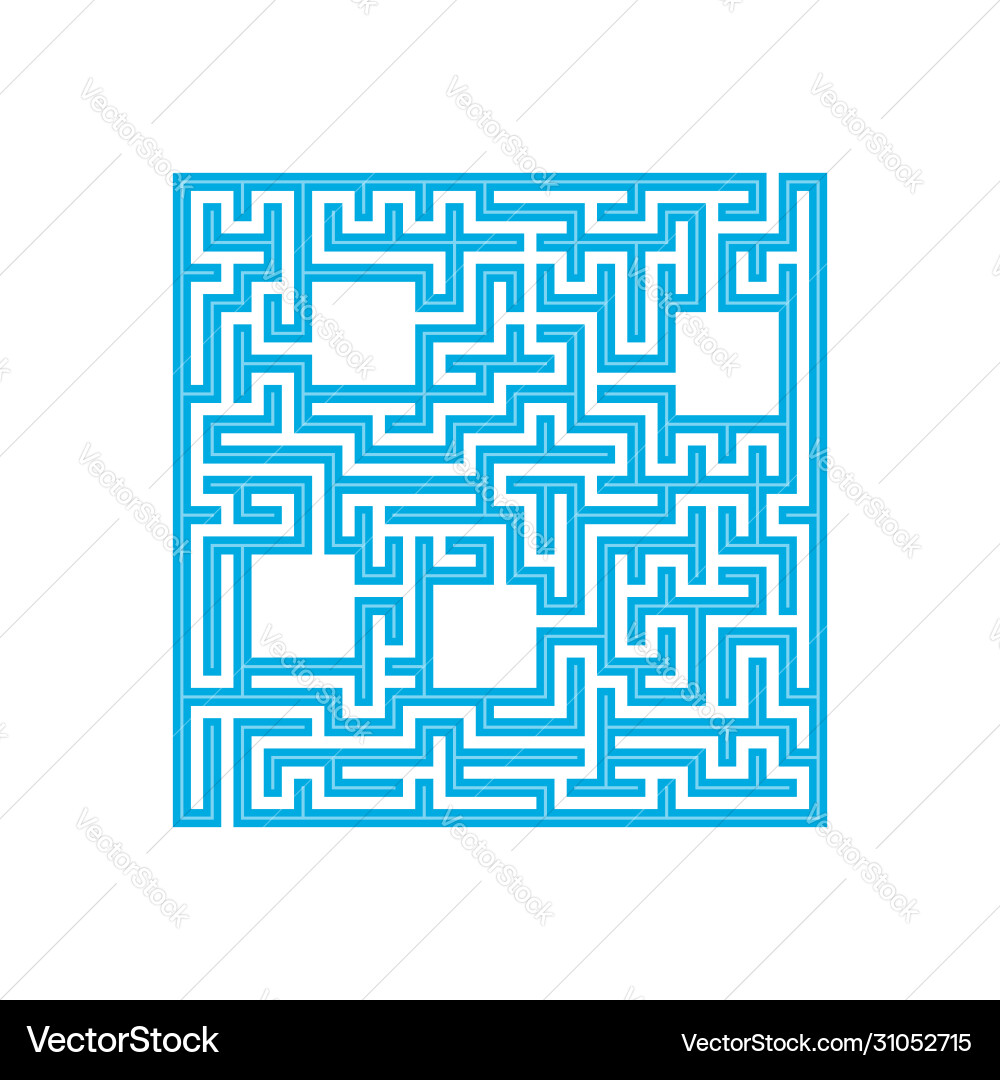 Abstract labyrinth game for kids puzzle Royalty Free Vector