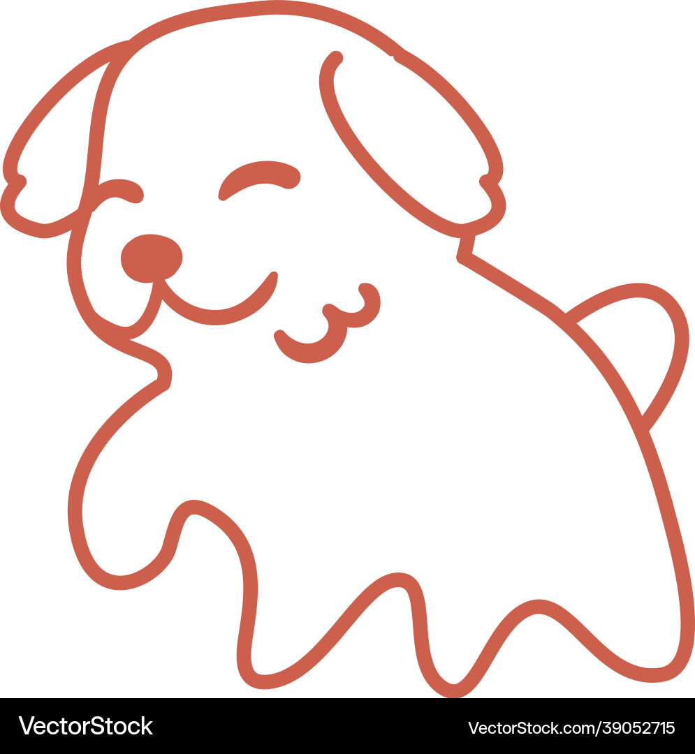 Line pet dog icon Royalty Free Vector Image - VectorStock