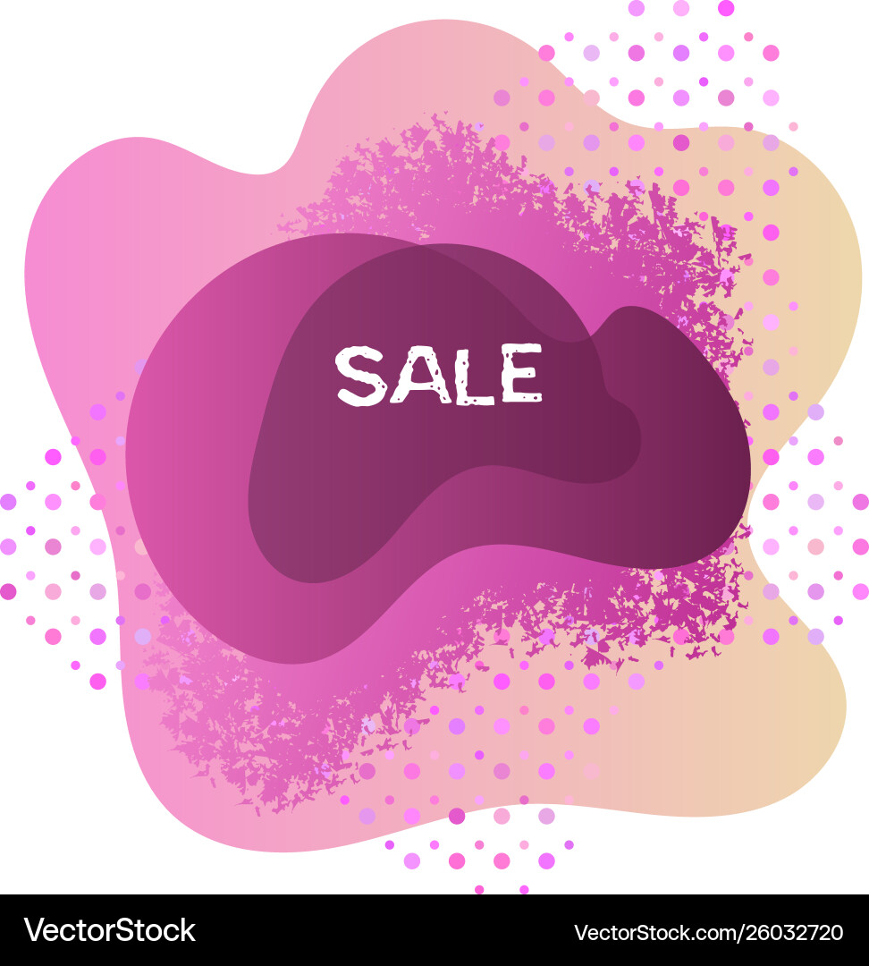 Abstract spot design for effective marketing Vector Image