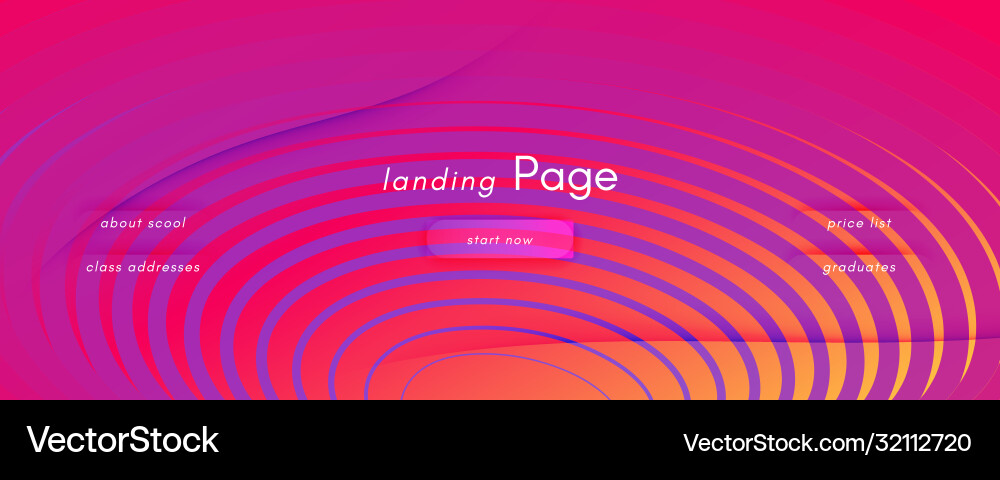 Colorful fluid shape flow abstract flyer curve Vector Image