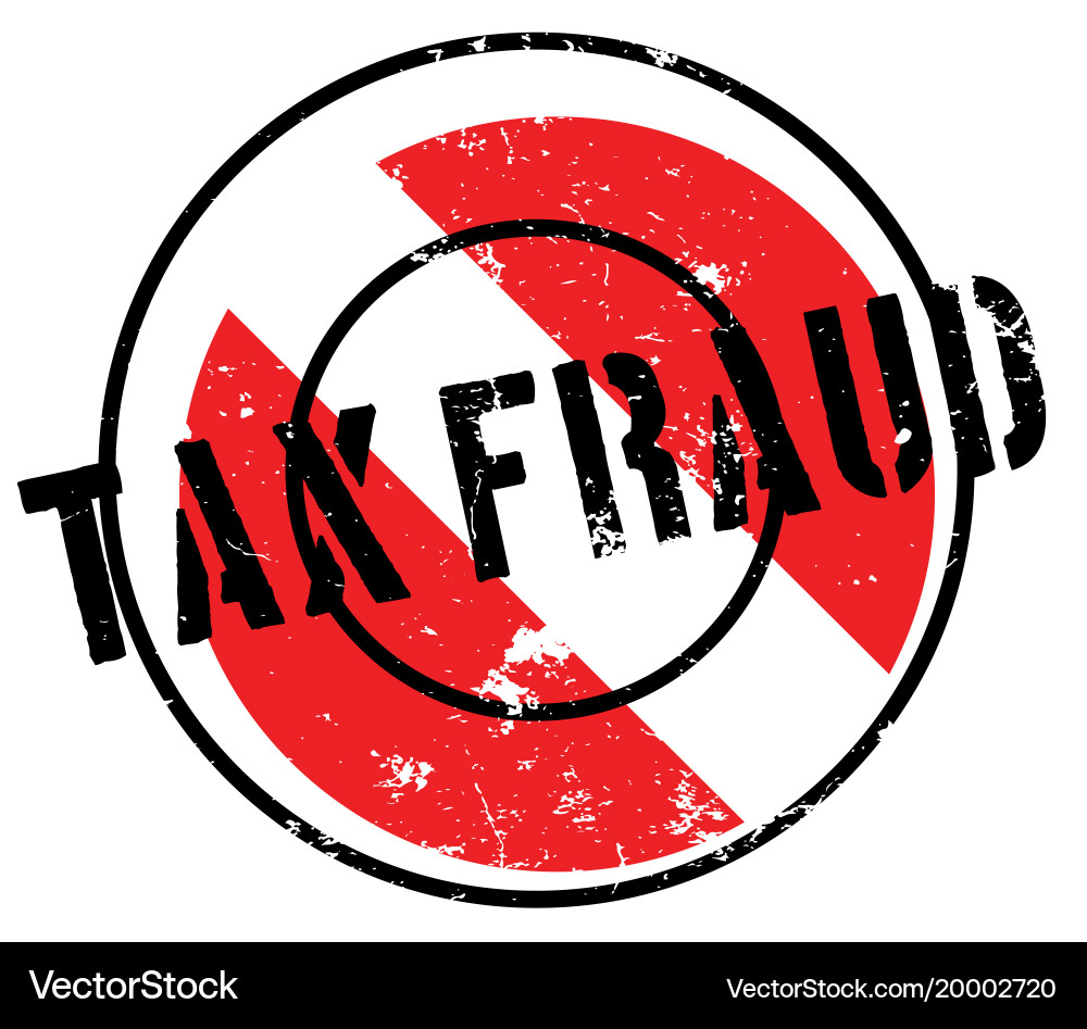 Tax fraud rubber stamp Royalty Free Vector Image