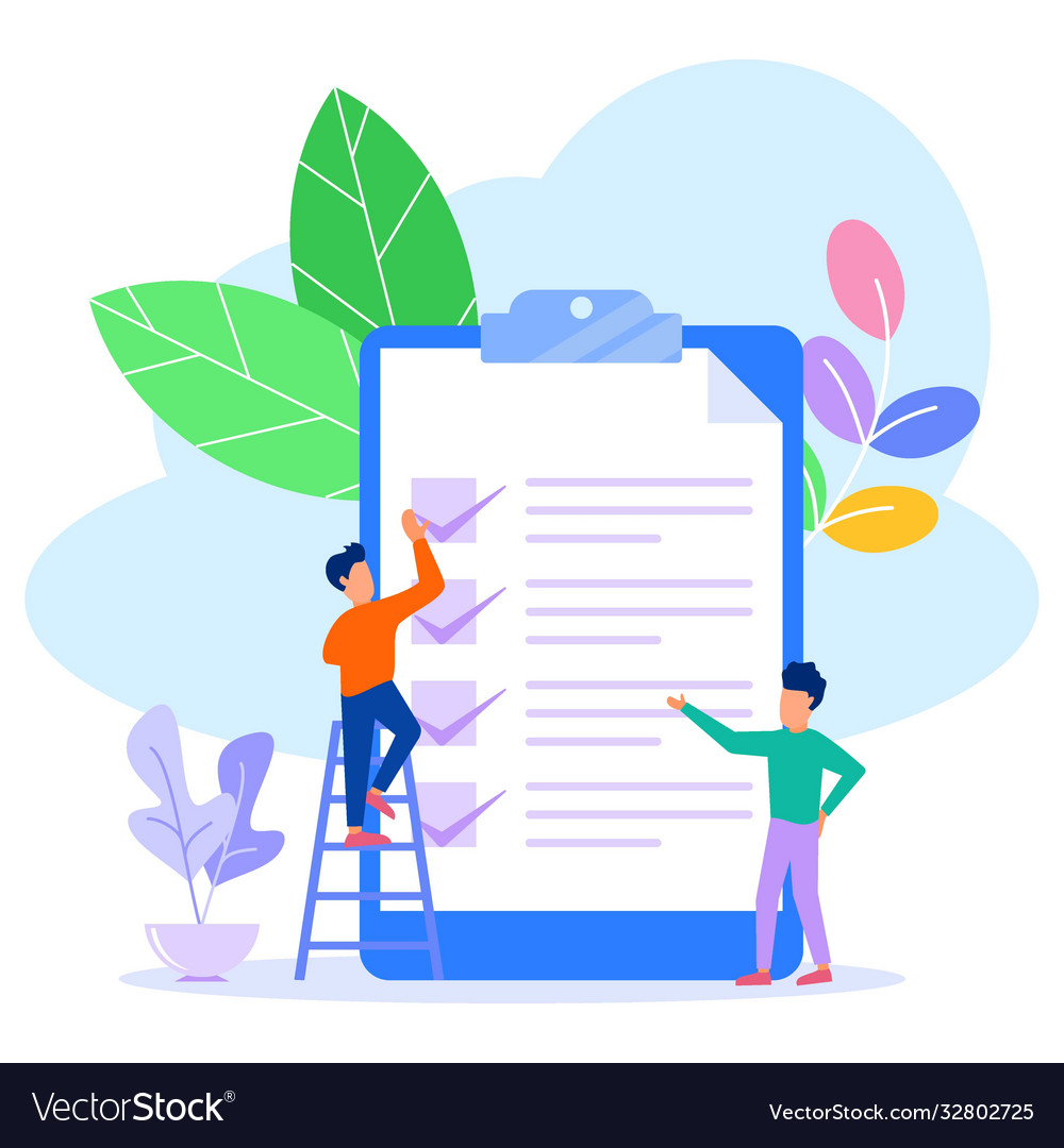 Checklist Royalty Free Vector Image - VectorStock
