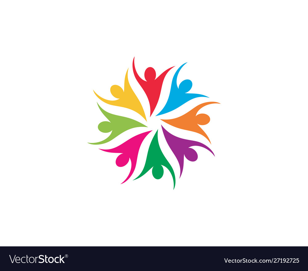 Community icon design Royalty Free Vector Image