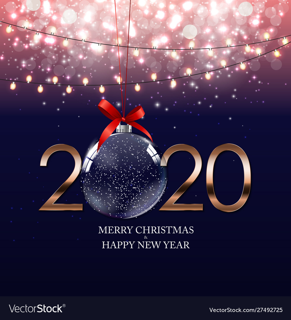 Happy 2020 new year background Royalty Free Vector Image Happy 2020 new year background Royalty Free Vector Image