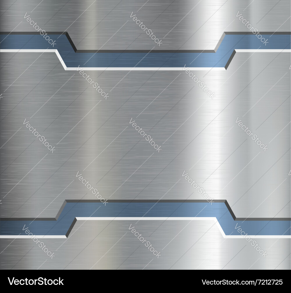 Metal plate with ornament Royalty Free Vector Image
