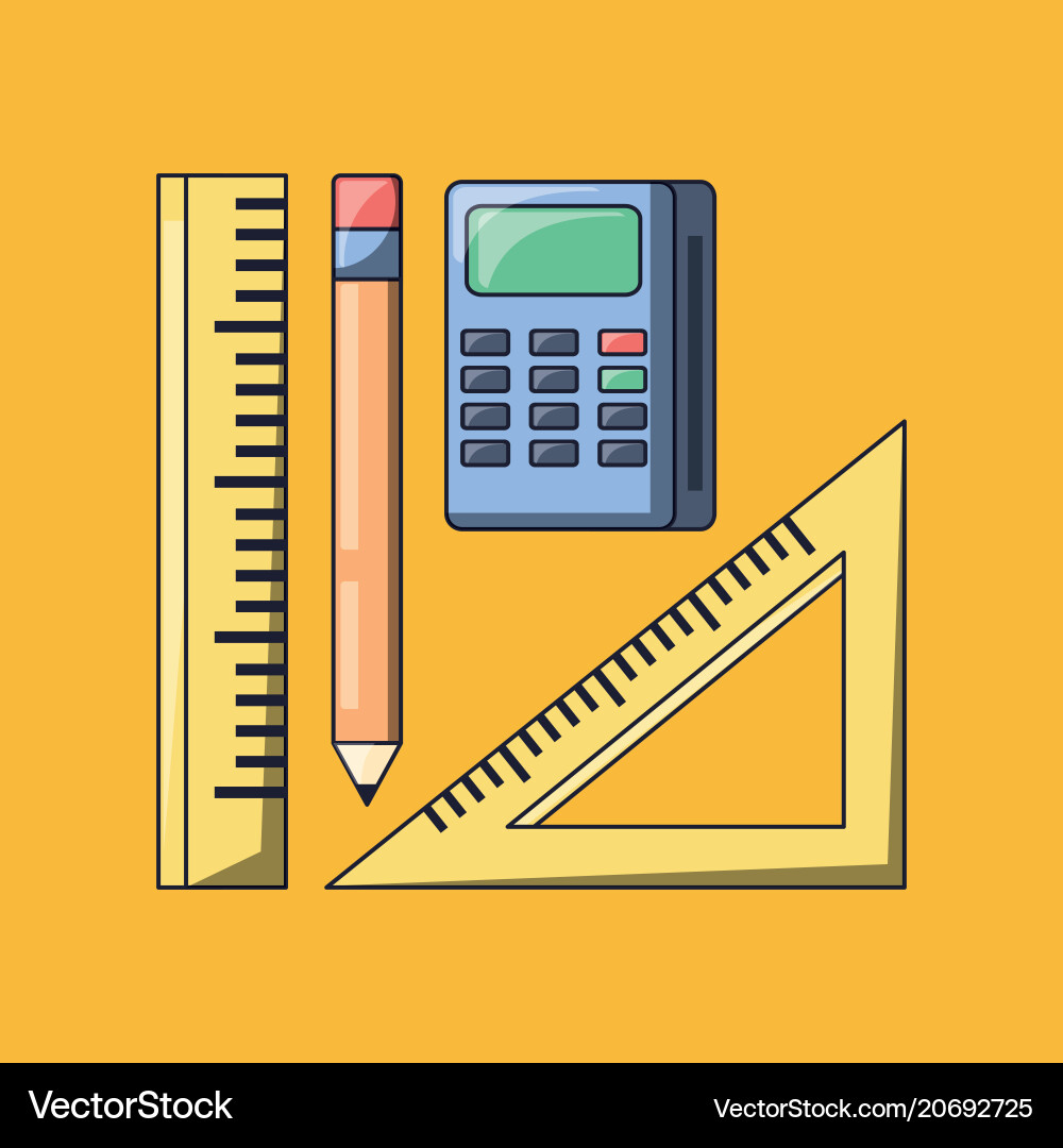 School objects design Royalty Free Vector Image
