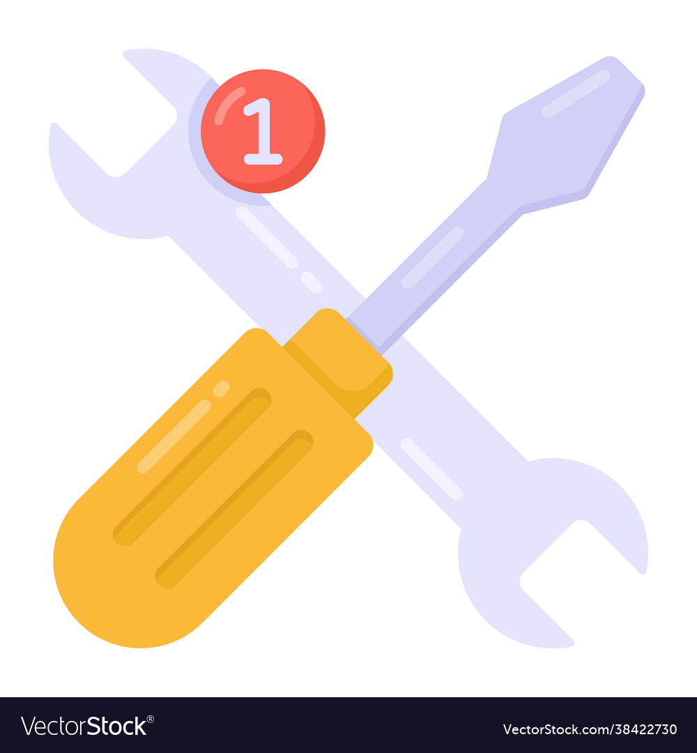 Maintenance notify Royalty Free Vector Image - VectorStock