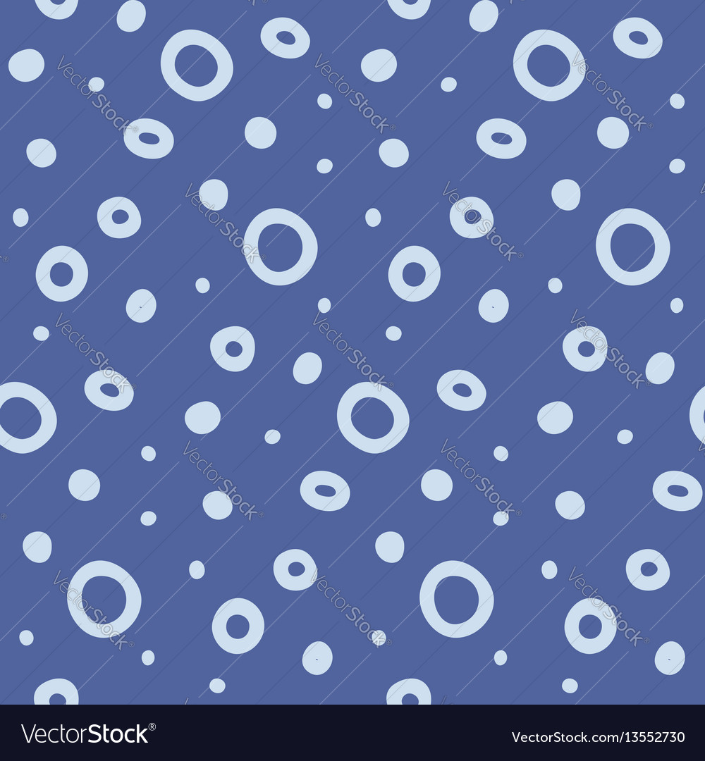 Simple seamless pattern with circle objects Vector Image