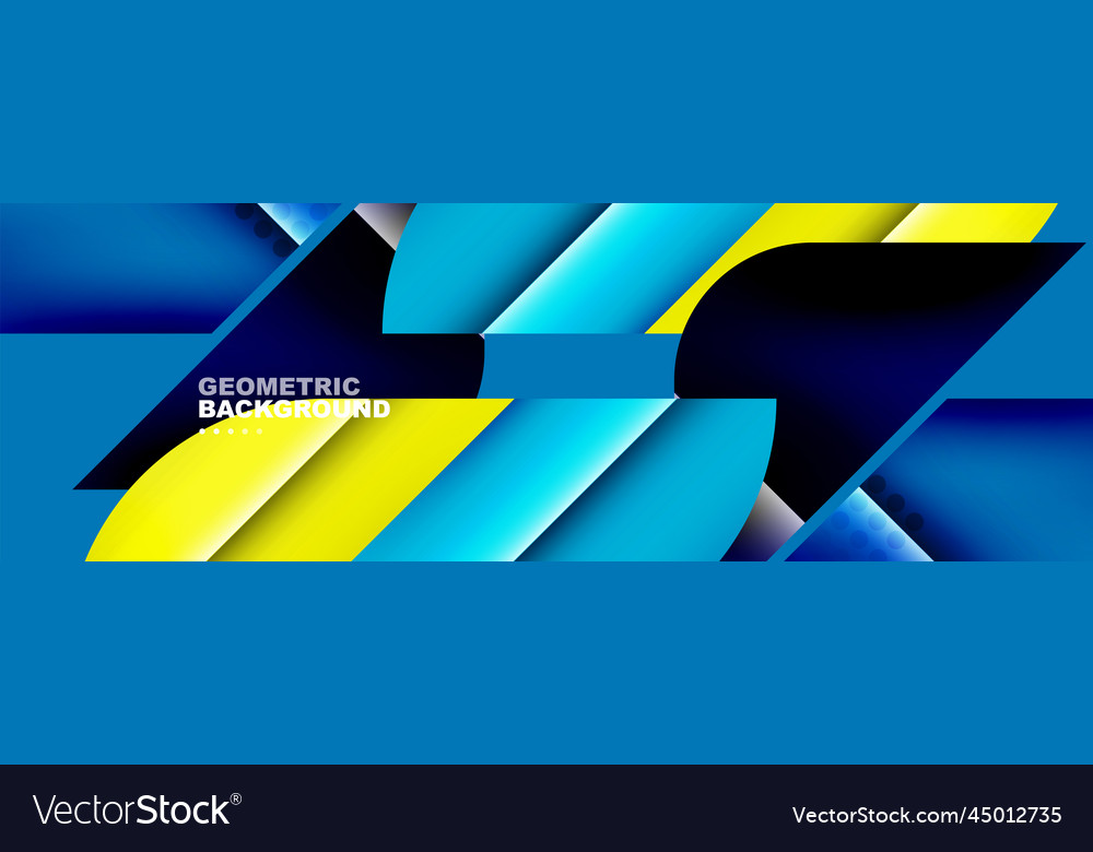 Abstract background with geometric elements Vector Image