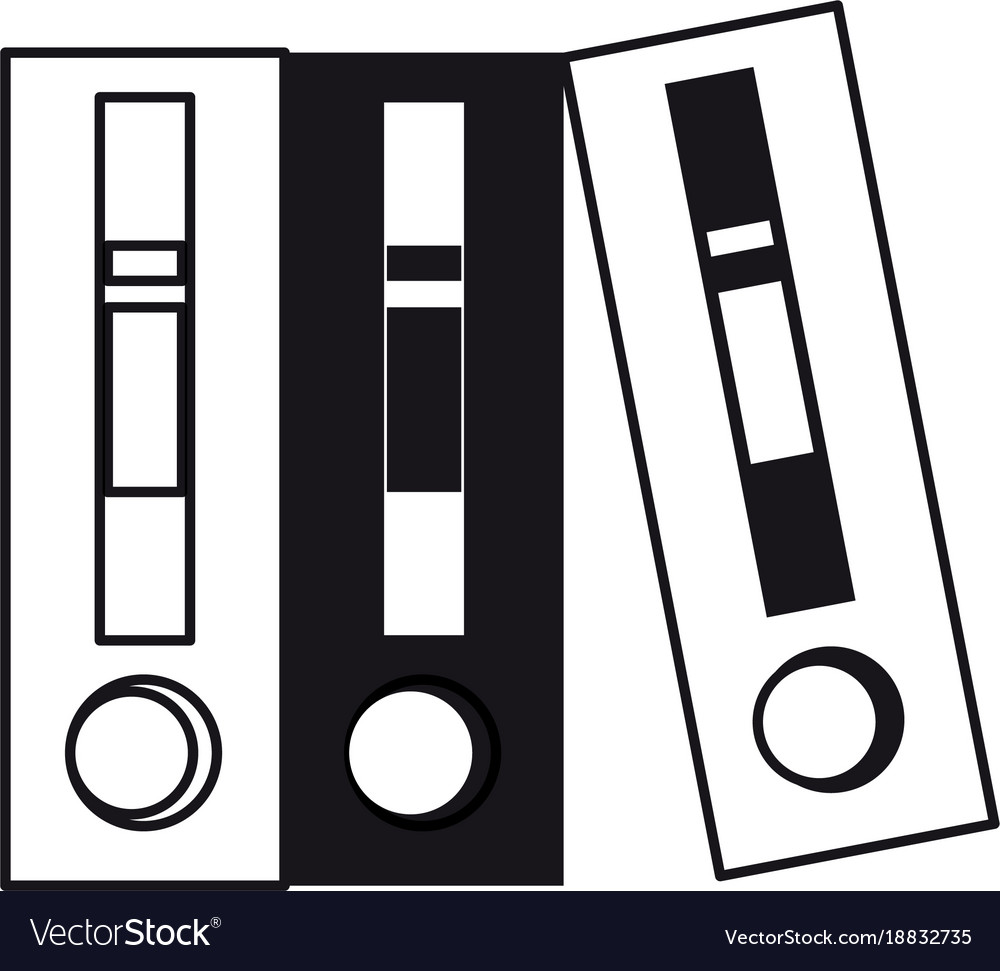 Documents binders icon Royalty Free Vector Image